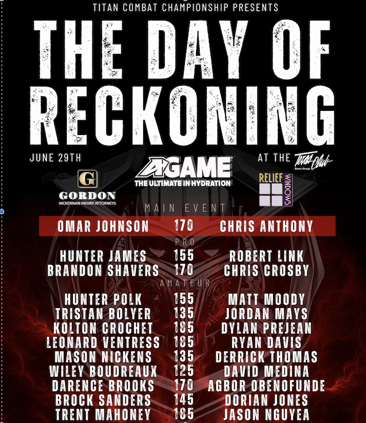 TITAN COMBAT CHAMPIONSHIP #2 | Combat Sports Coverage