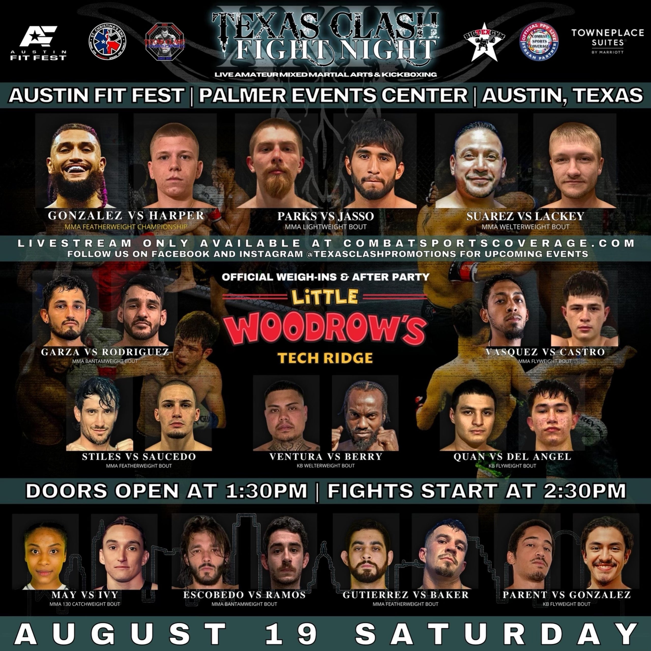 TEXAS CLASH PPV STREAM | Combat Sports Coverage